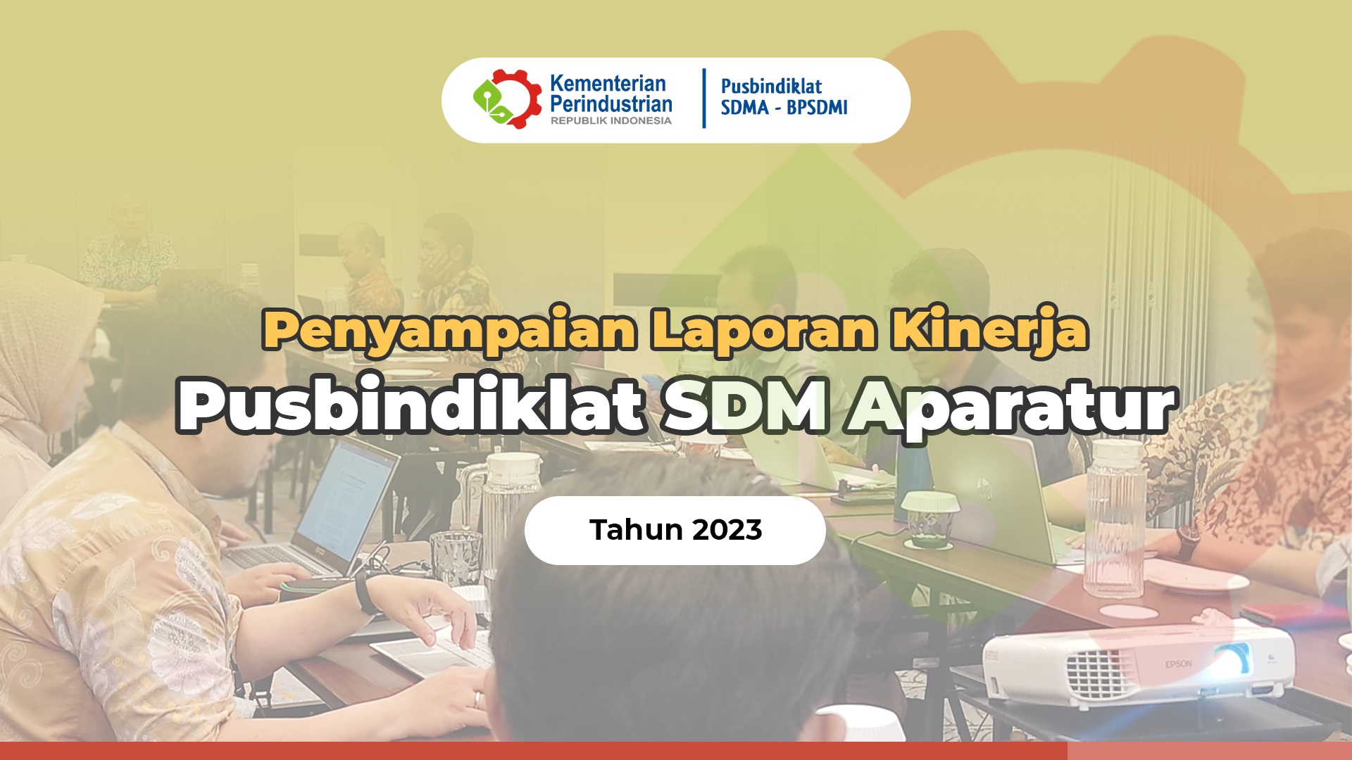 Penyampaian Laporan Kinerja Pusbindiklat SDM Aparatur Tahun 2023